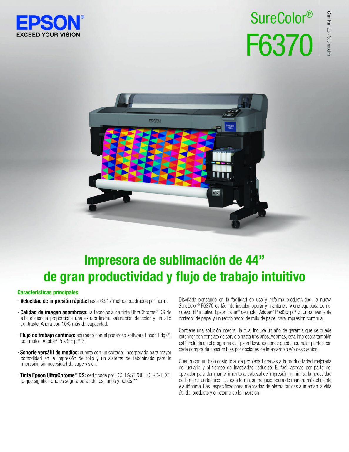 SCF6370PE Impresora Epson SureColor F6370 – Grupo Mas Digital